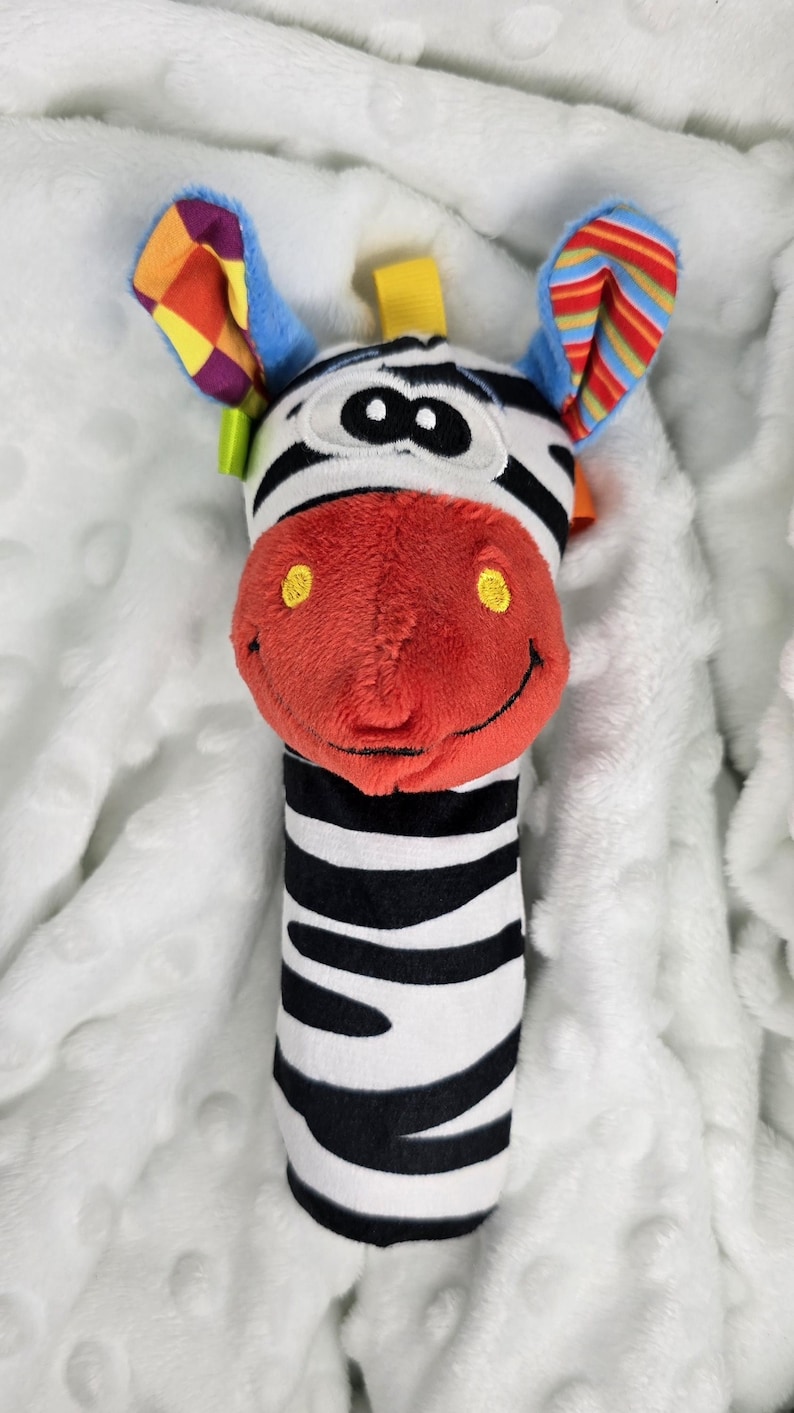 Deluxe Plush Colourful Baby Rattle Set, Playful Cute Luxury Wrist ...