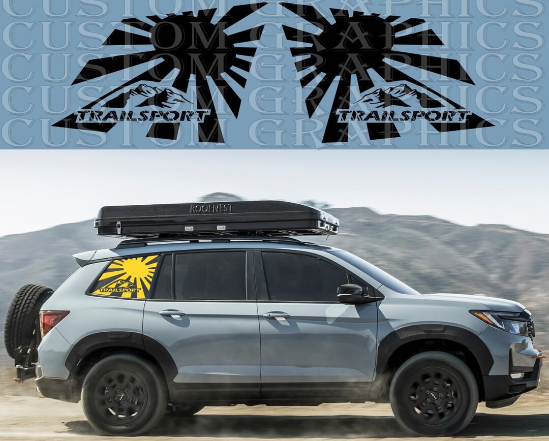 Vinyl Sticker Compatible With Passport Rear Window Decal Trailsport - Etsy