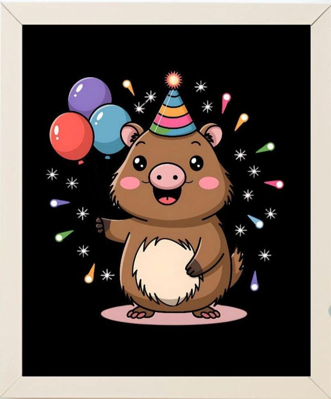 Cute Capybara Clipart PNG Bundle for School Birthdays Crafts - Adorable ...