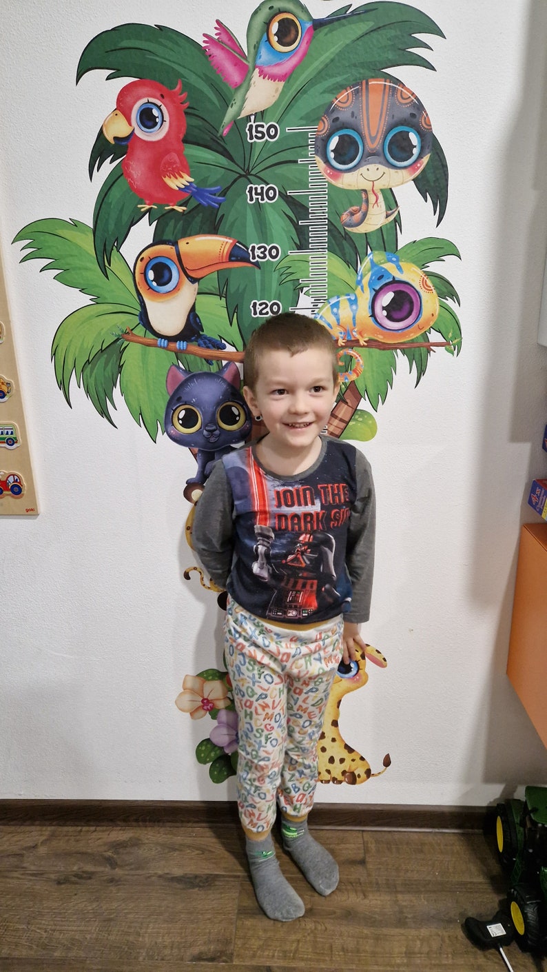 Cars Height Chart Decal Traffic and Roads Growth Chart - Etsy