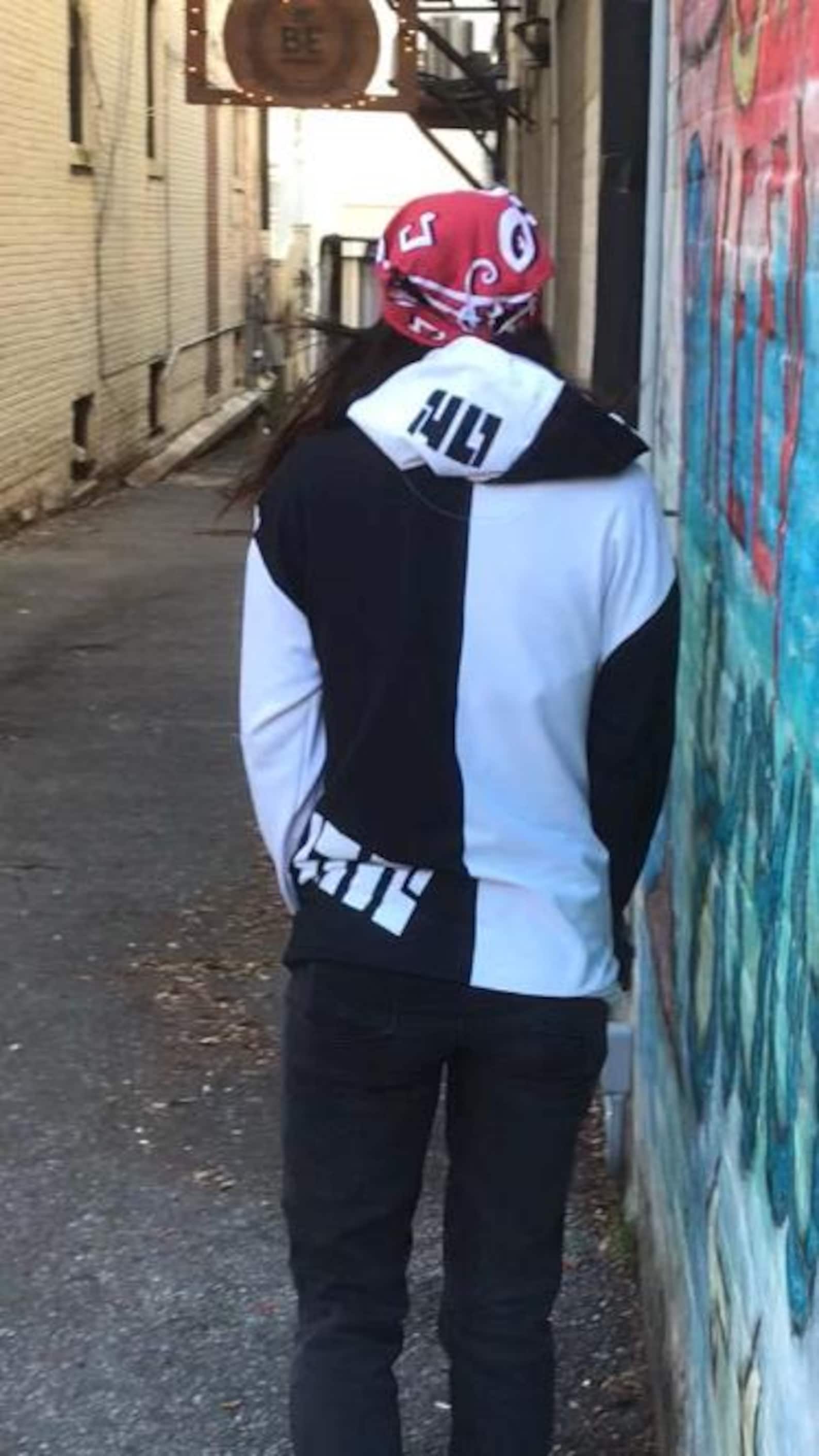 Splatoon 3 Black and White Tentatek Pull-over Hoodie for Inklings and ...