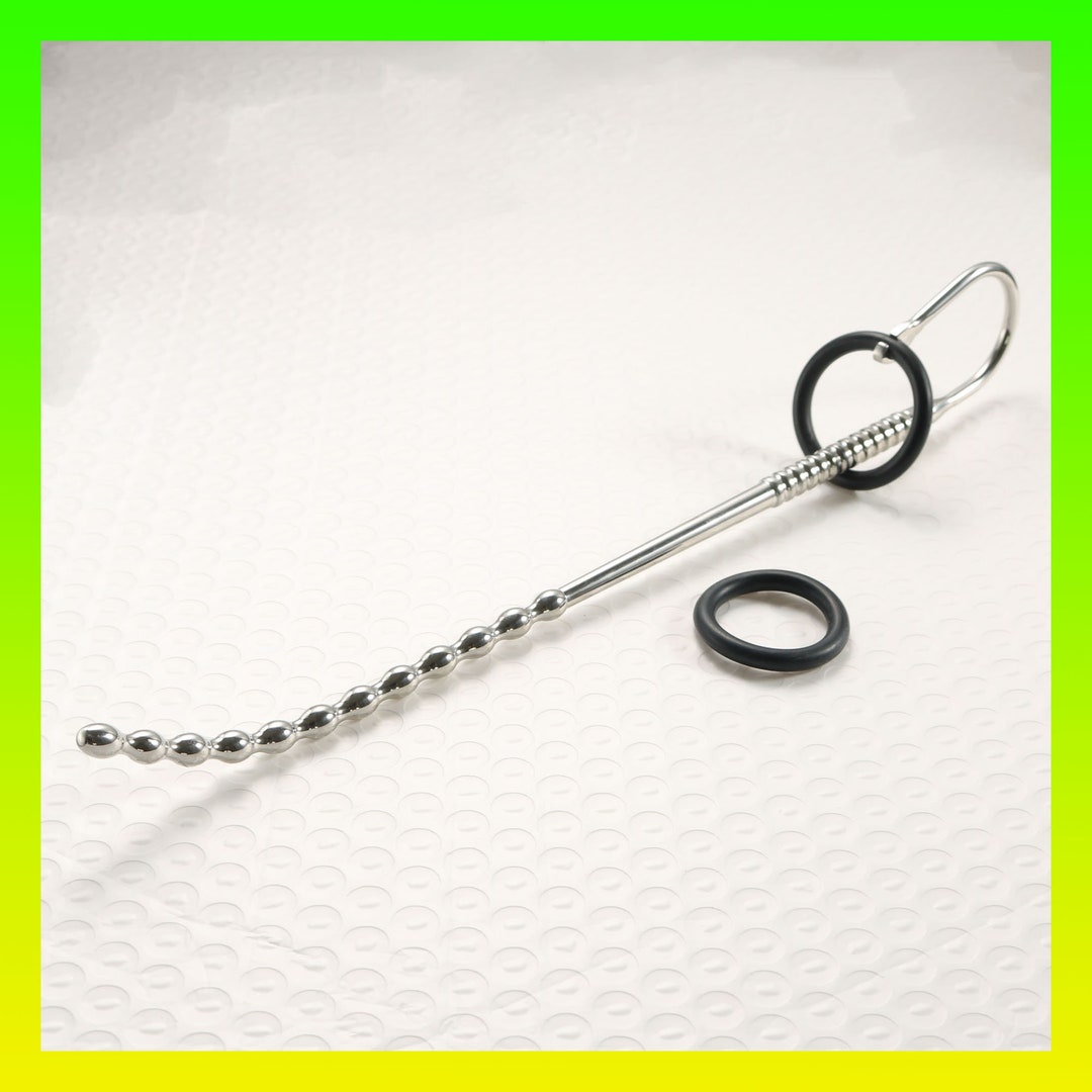 Steel Urethral Plug With Silicone Ringsurethral Dilatorpenis - Etsy Canada
