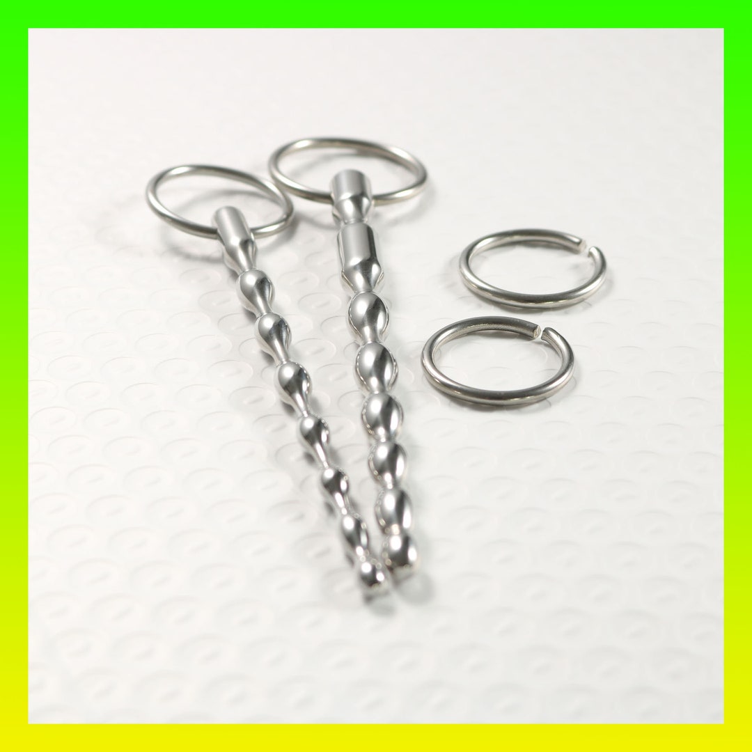 Urethral Plug,penis Plug,stainless Steel Urethral Dilator of 2 Styles ...