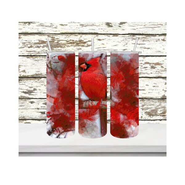 Cardinal and Straw - Etsy