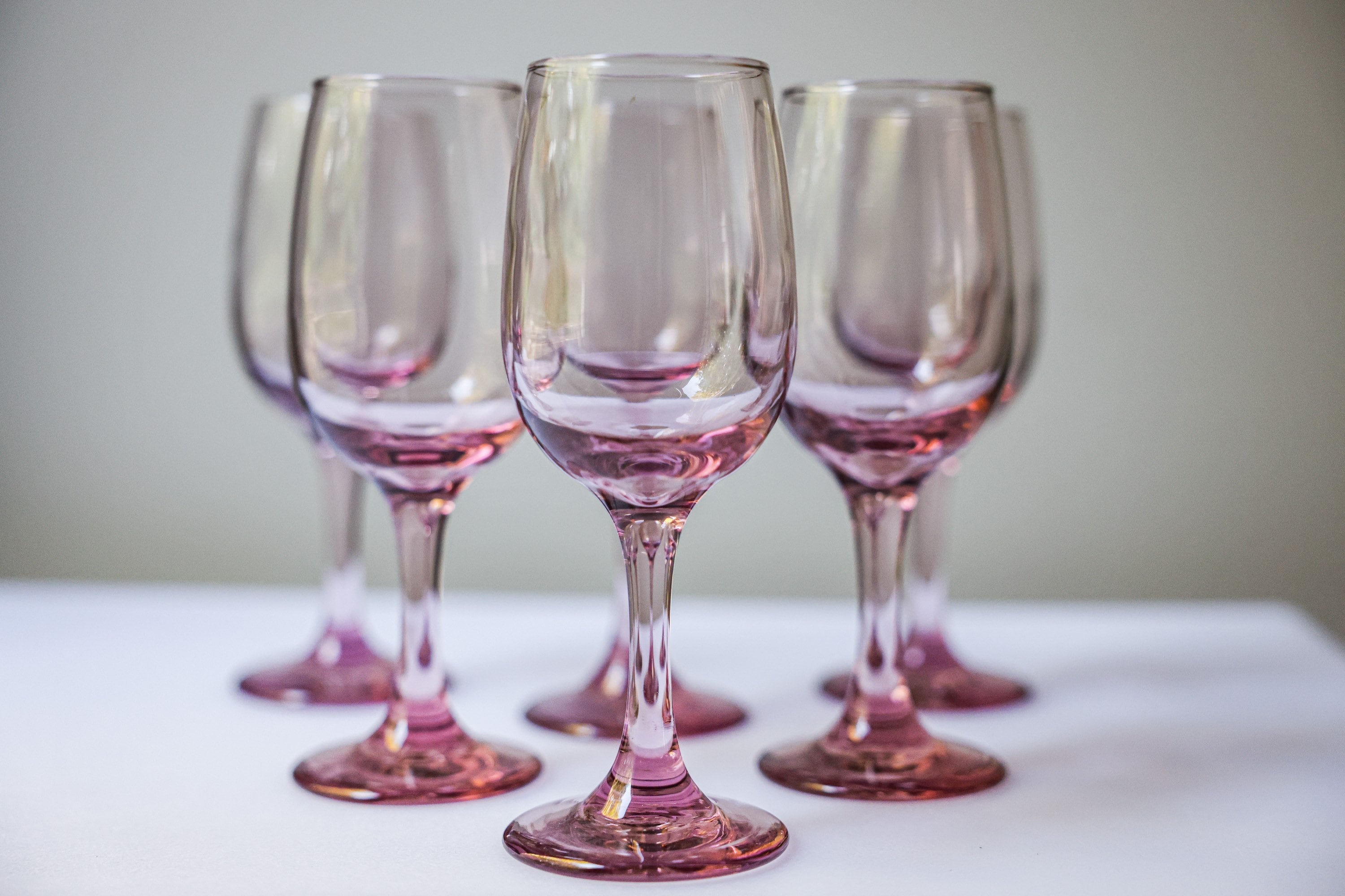 Plum Wine Glasses