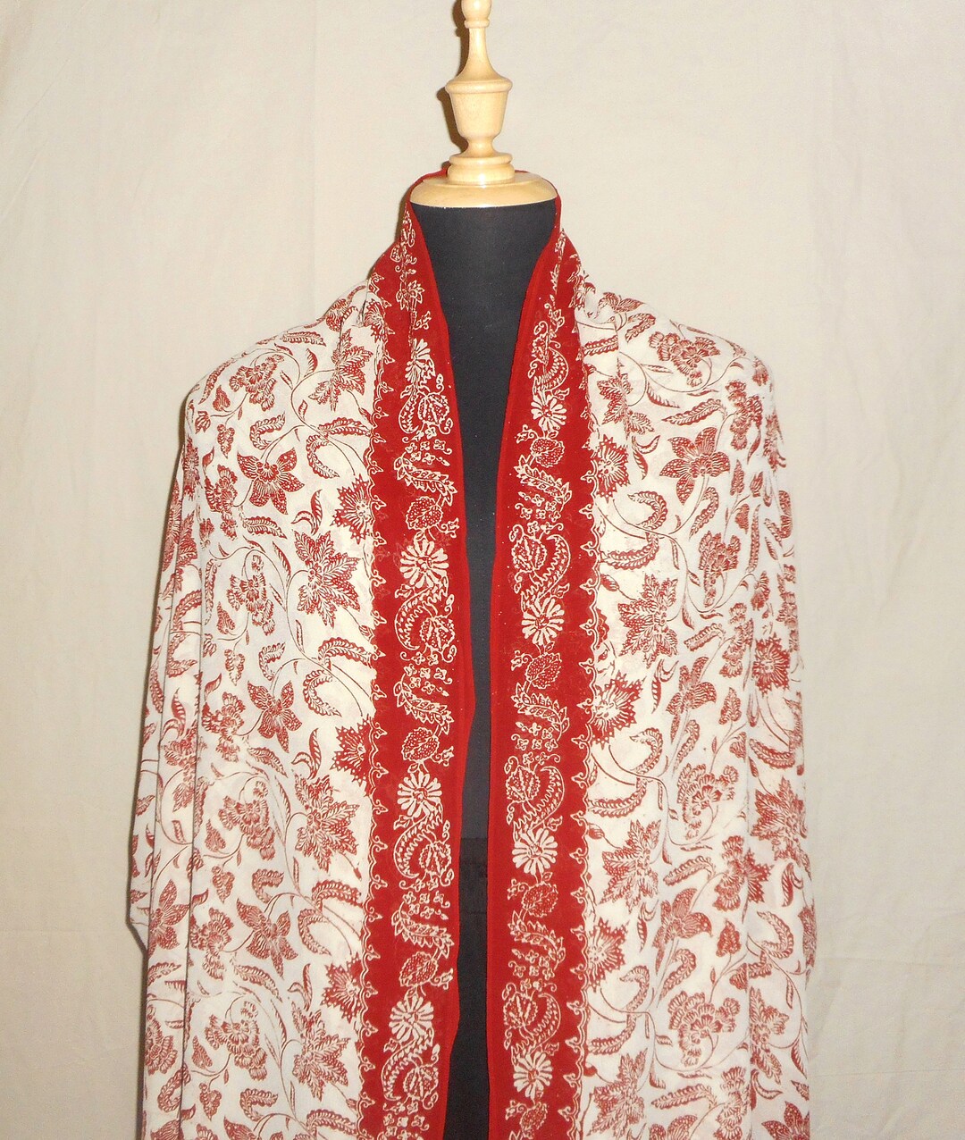 Bali Red White Wrap - Etsy