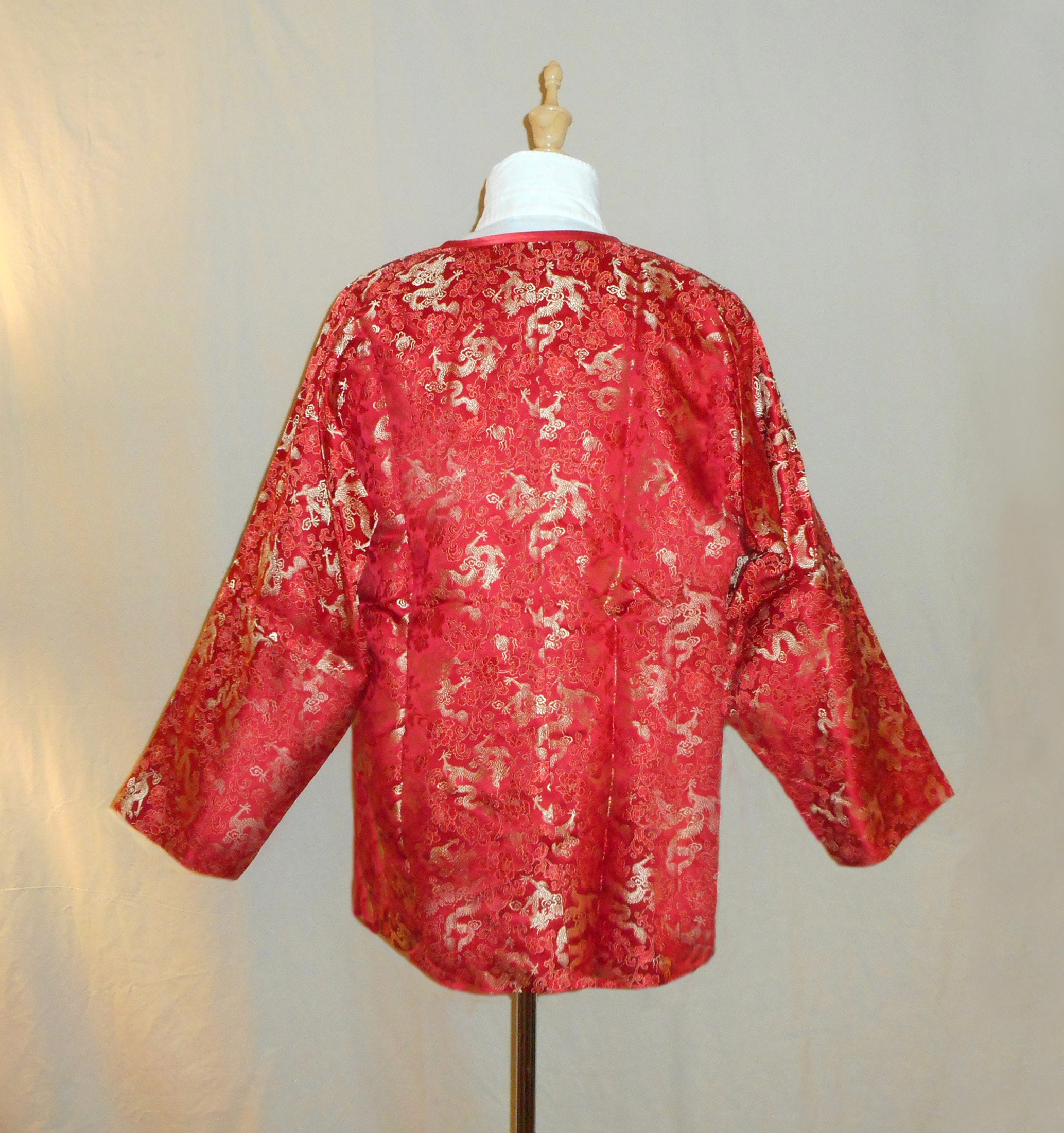 Chinese Dragon Red Jacket - Etsy