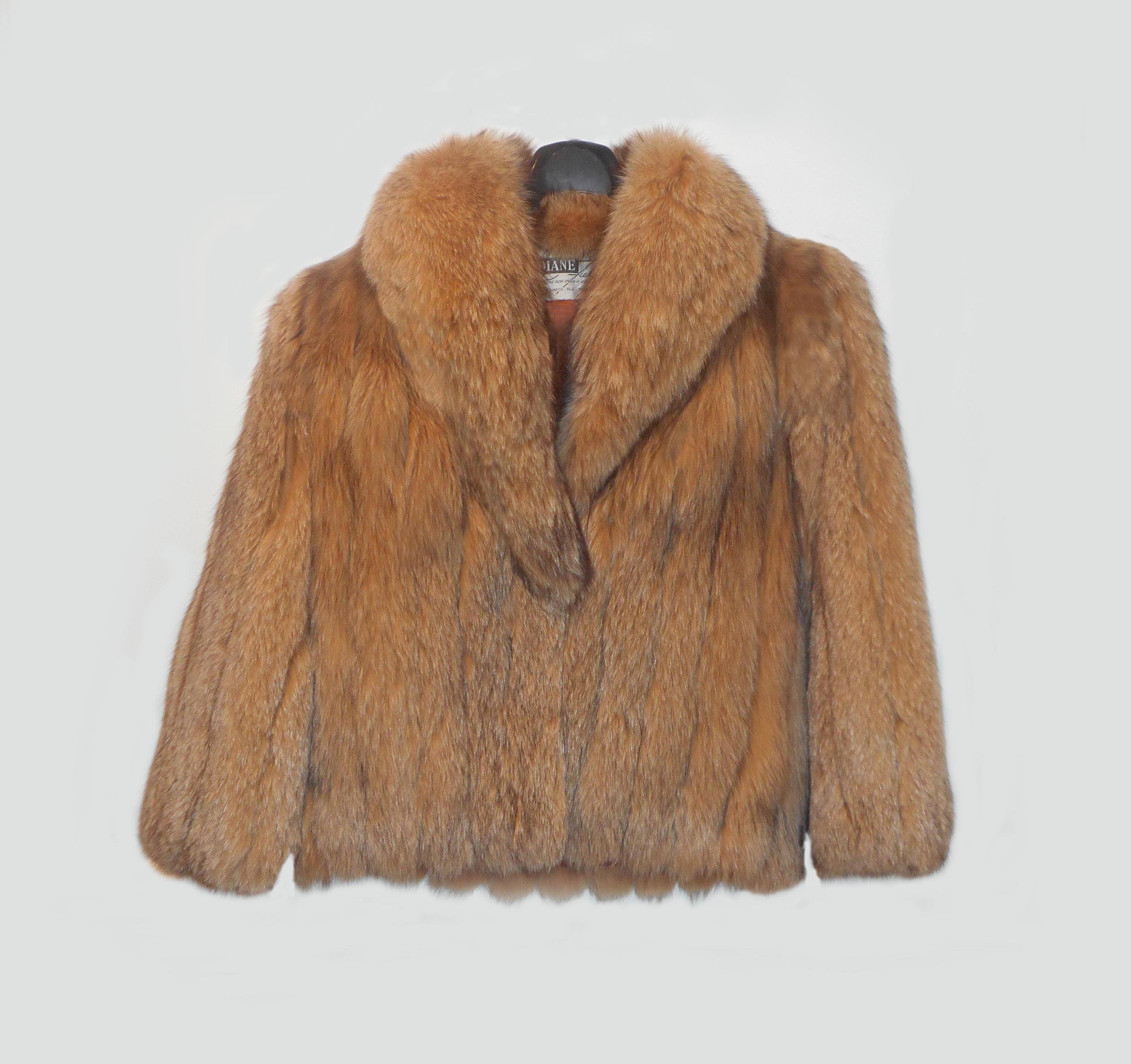 Red Fox Shawl Collar Jacket - Etsy