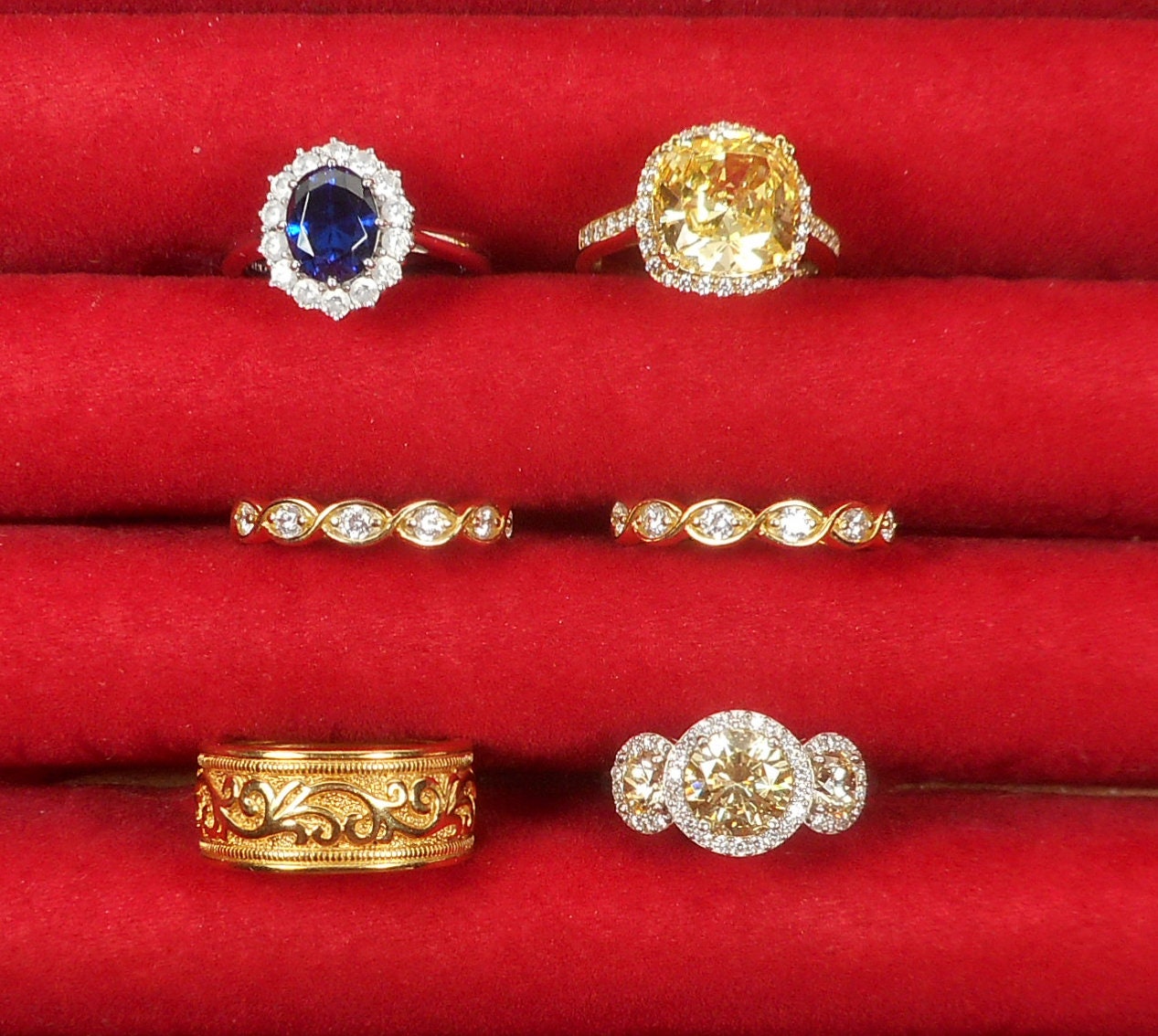 SIX RING Collection 8s - Etsy