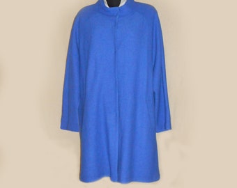 Periwinkle Wool Coat - Etsy