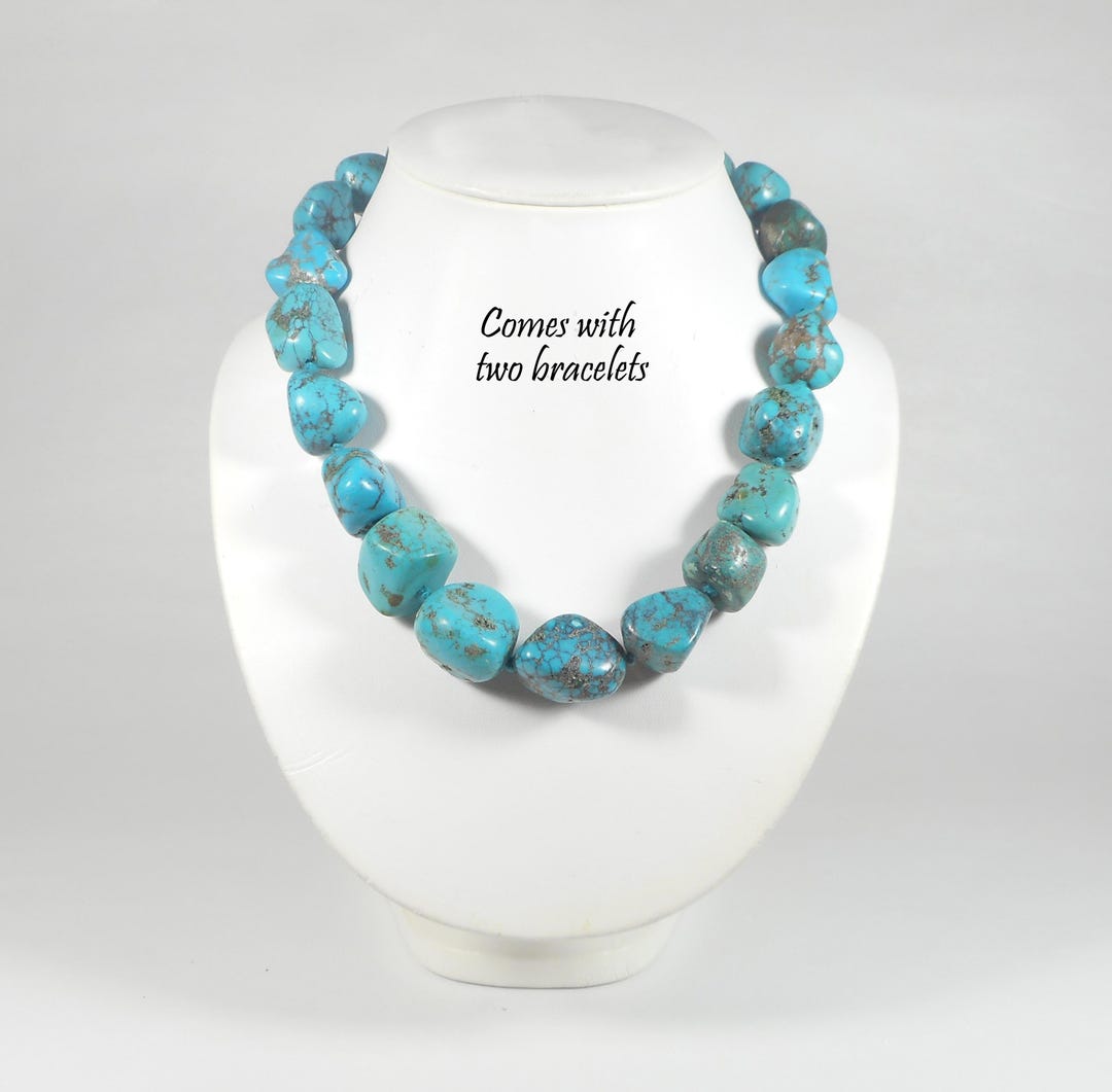 Chunky Turquoise Set - Etsy