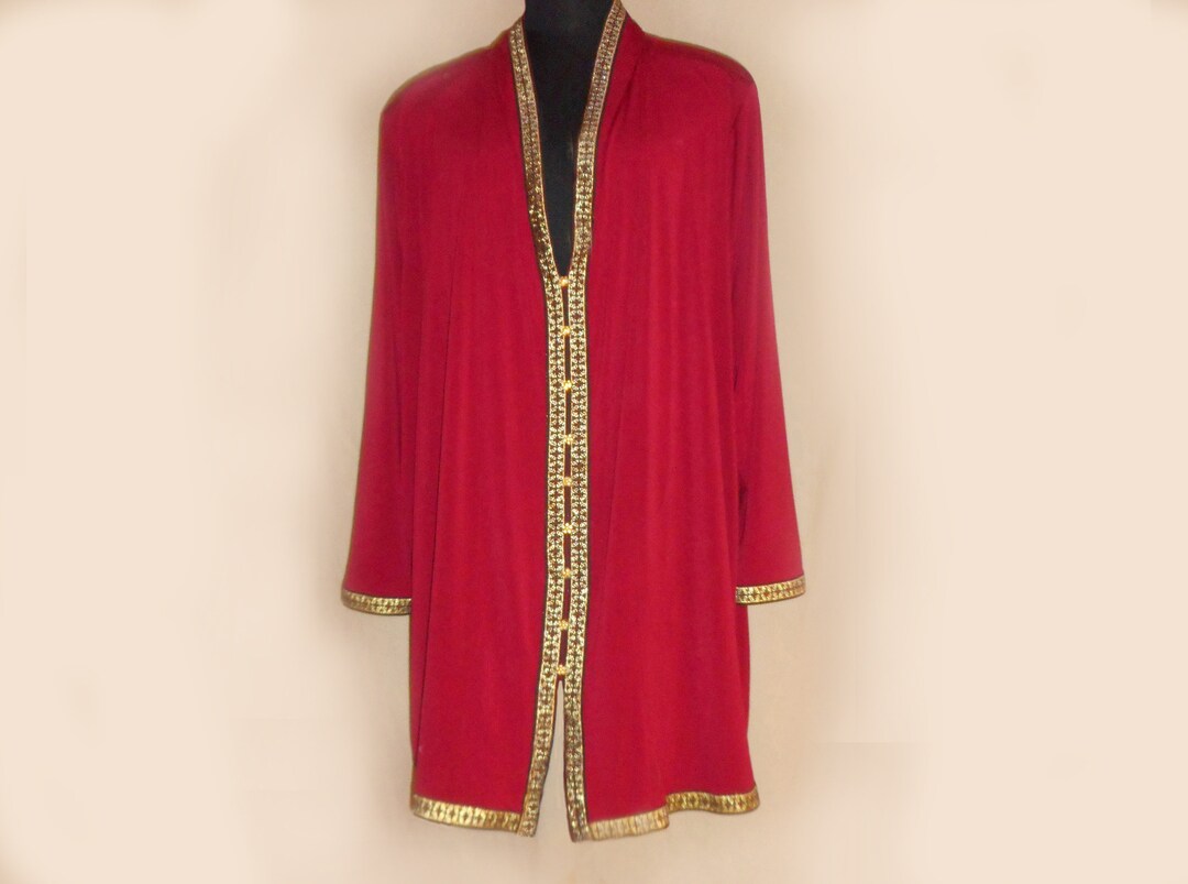 Red Ribbon Jacket (plus) - Etsy