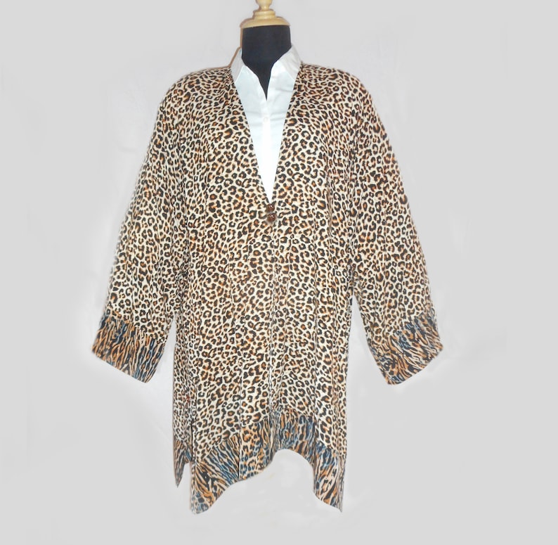 Mixed Animal Print Tunic - Etsy