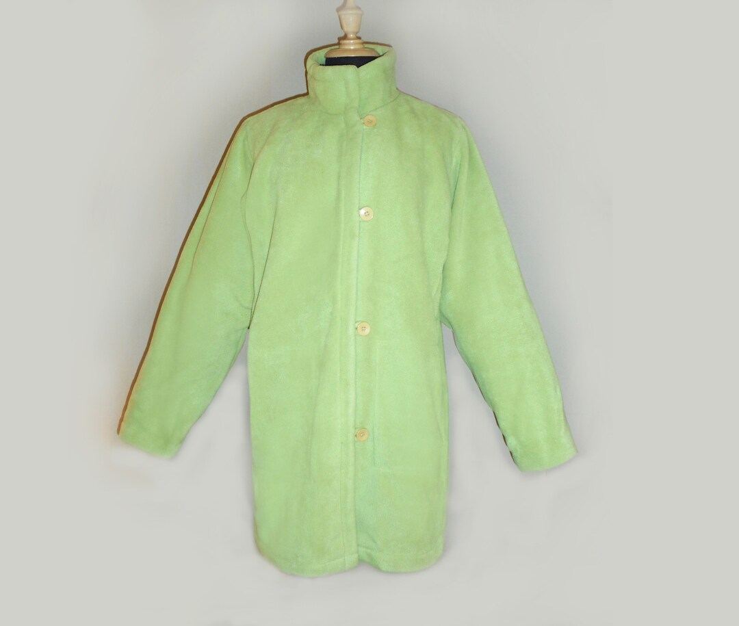Avocado Fleece Jacket Xl-plus - Etsy