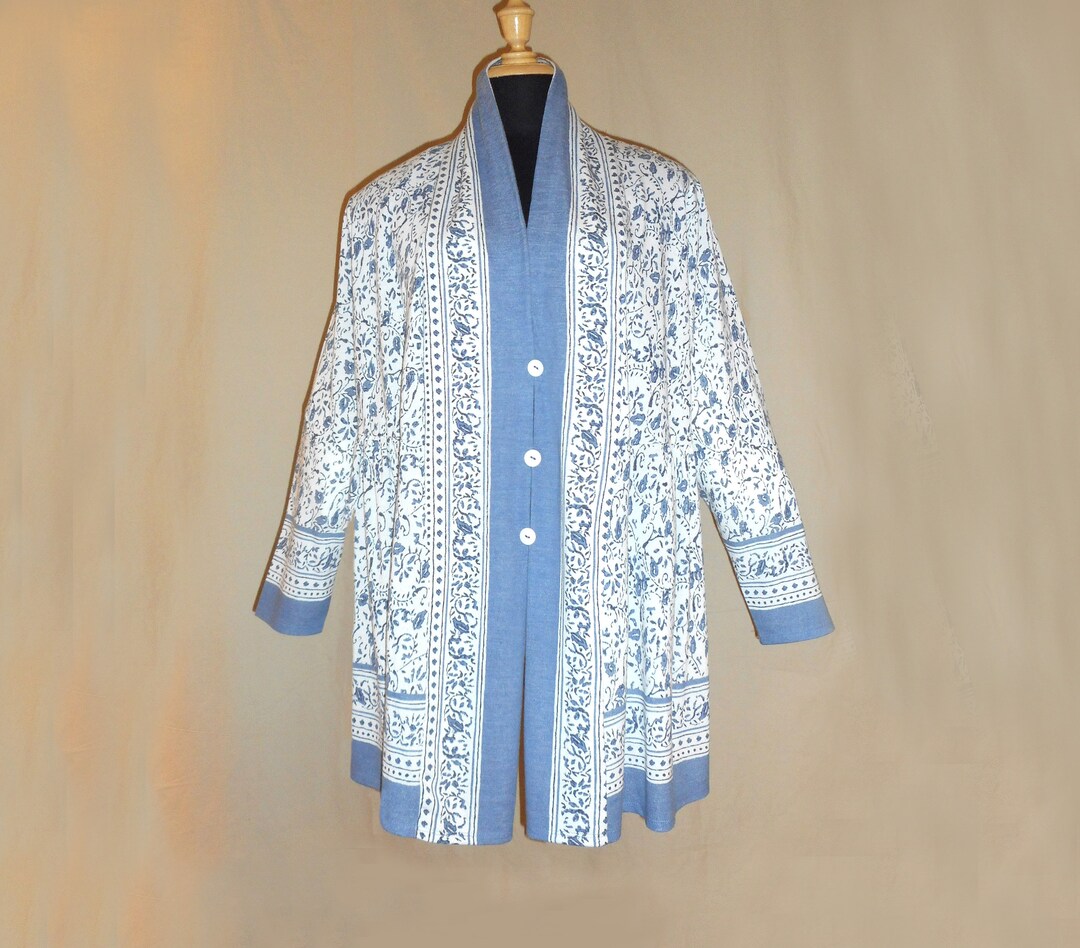 French Blue Tunic Plus - Etsy