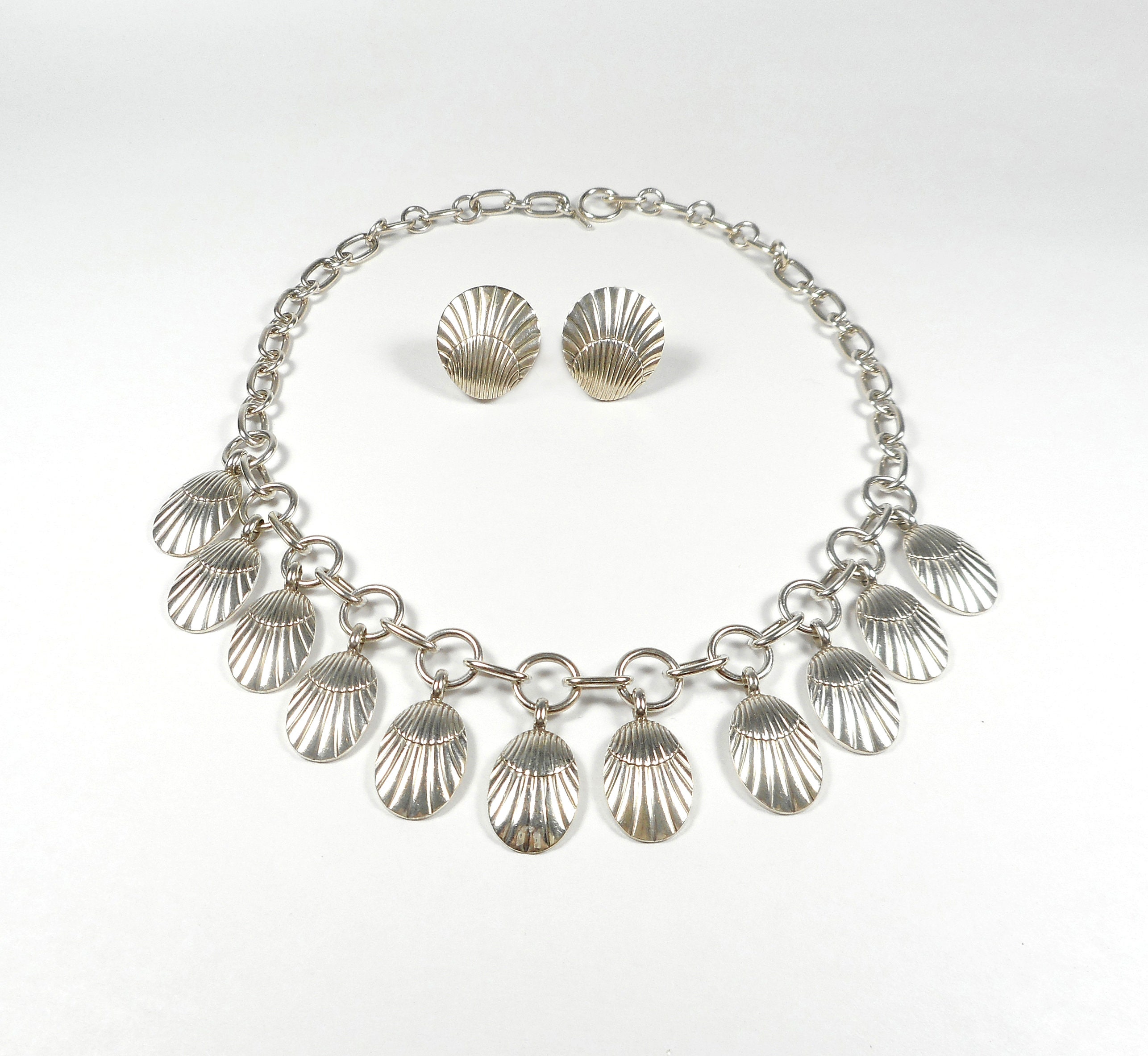 Georg Jensen Sea Shell Set - Etsy