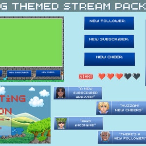 JRPG Themed Stream Package - Etsy