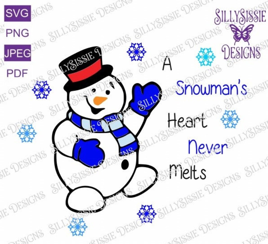 Snowman Svg, Snowman, Holiday Svg, Winter Svg, Instant Download, Svg ...