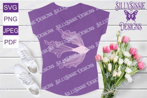 Betta Fish, Fish, Beautiful Fish Pretty Fish, Svg, Svg File, Instant ...