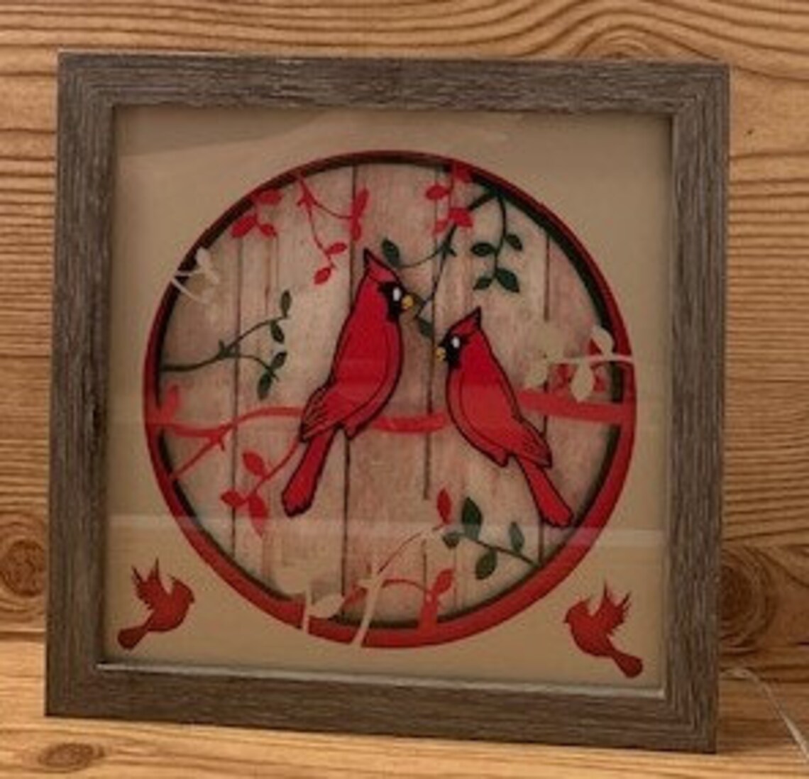 3D Light Shadow Box SVG, Cardinals, 3D Paper Cut Template, SVG Files ...