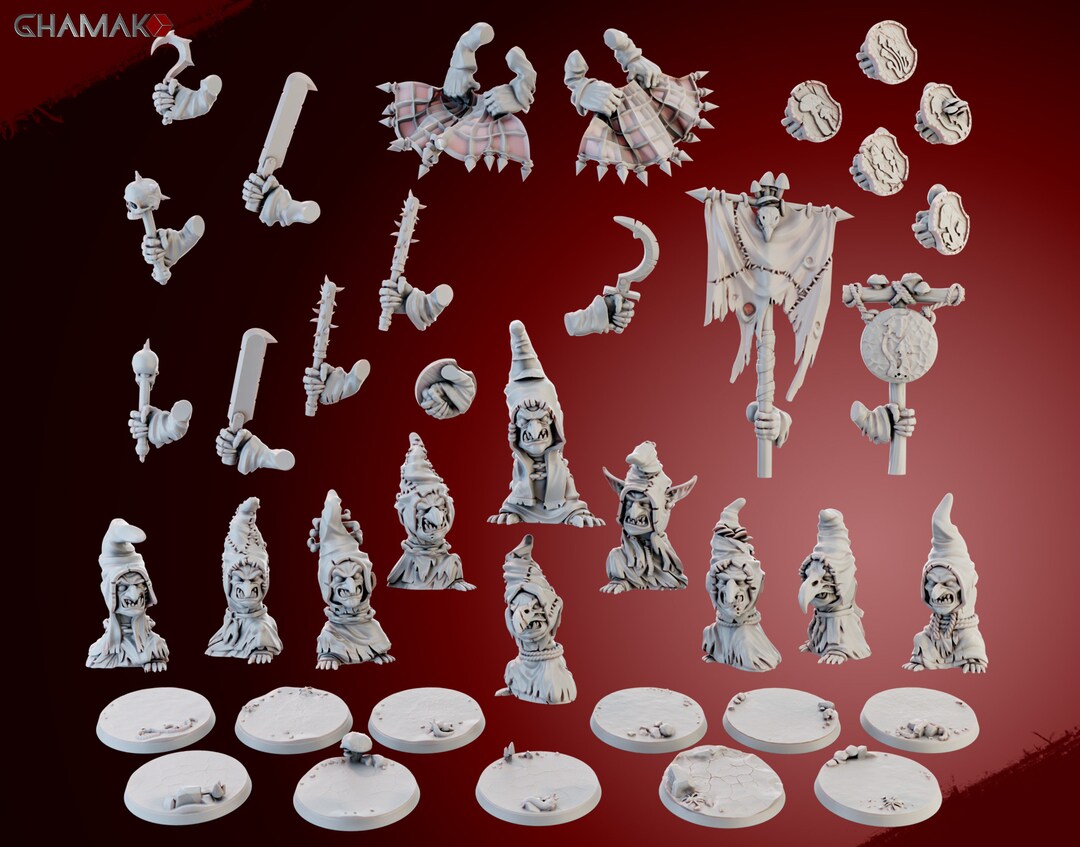 Ghamak Madcap Goblins Death Caps - Etsy