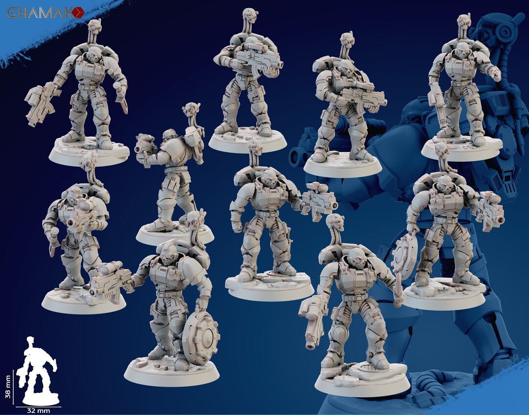 Ghamak Sidereum Knights Imperator Incursor With Servospy - Etsy