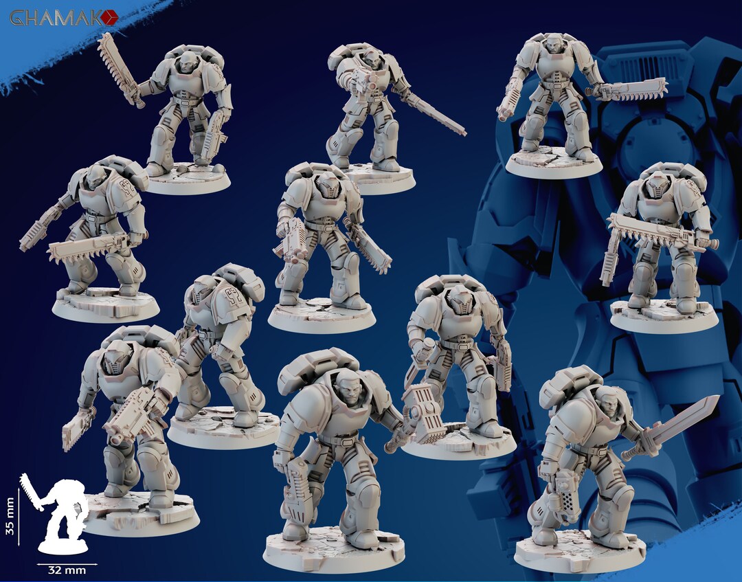 Ghamak Sidereum Knights Assault Militum - Etsy