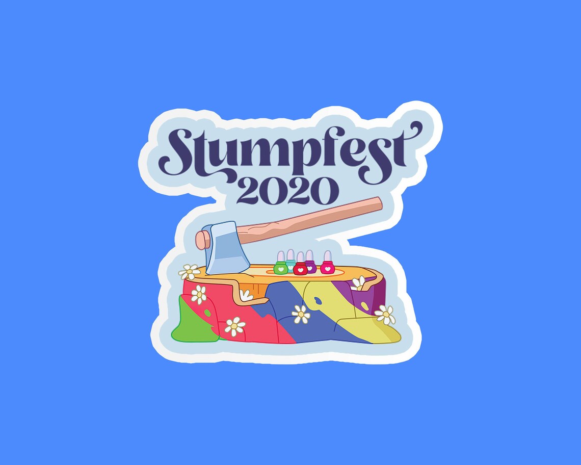 Bluey Stumpfest 2020 Sticker Bluey Family Sticker Funny - Etsy