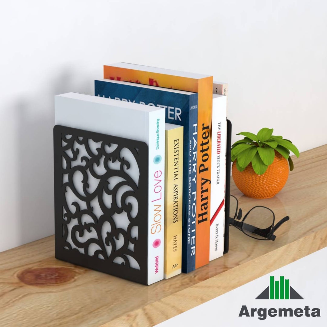 Magic Metal Bookend, Illusion Metal Bookends, Sujetalibros, Book ...