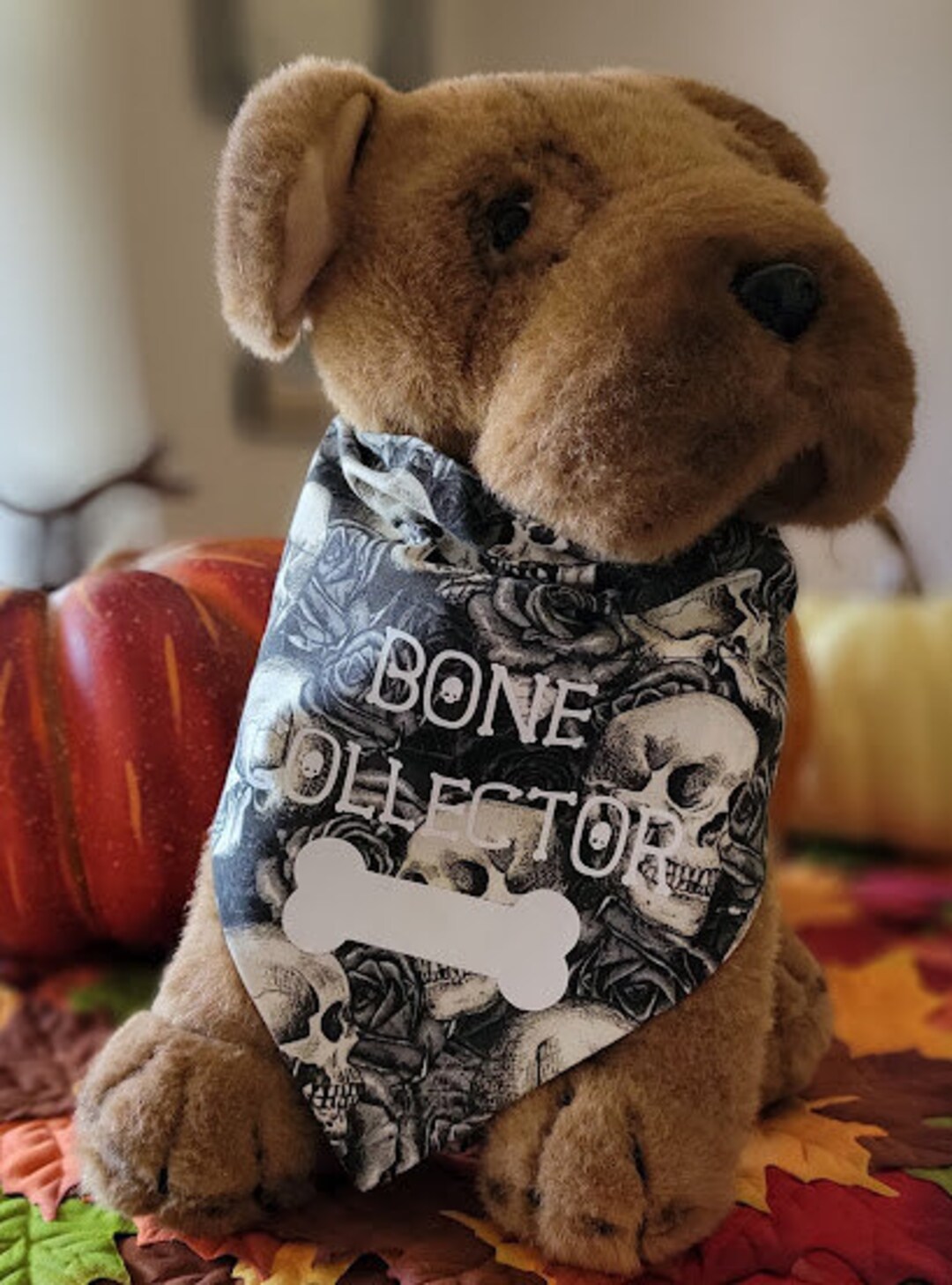 Bone Collector Collar Bandana - Etsy