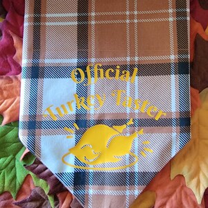 Official Turkey Taster Collar Bandana - Etsy