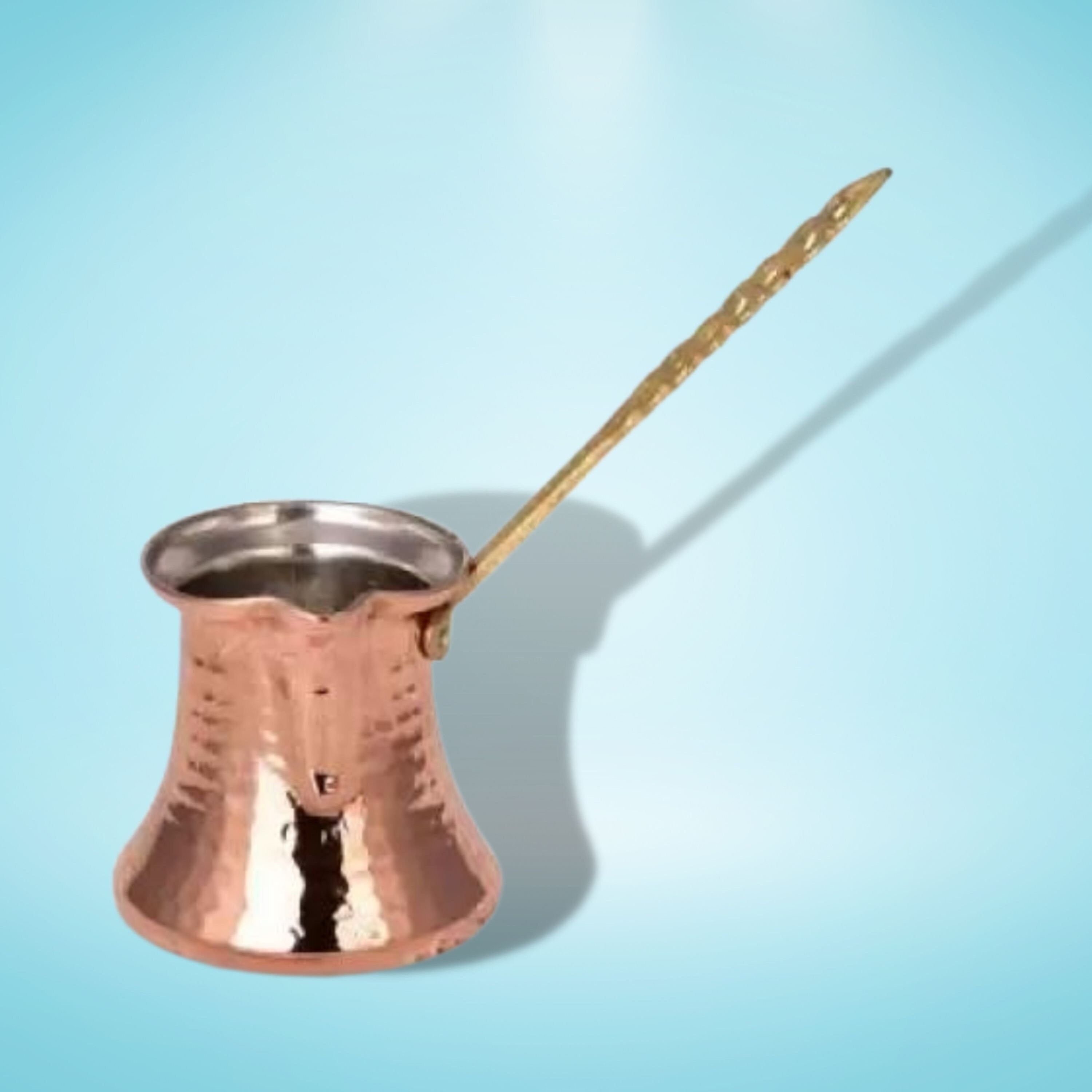 Copper Coffee Pot Cezve Exotic Views for 1-2-3-4-5-6-7 Person or Set 0. ...