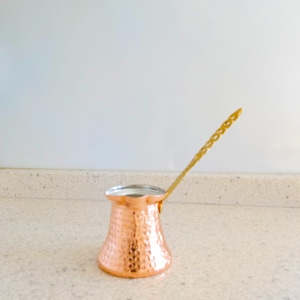 Copper Coffee Pot Cezve Exotic Views for 1-2-3-4-5-6-7 Person or Set 0. ...