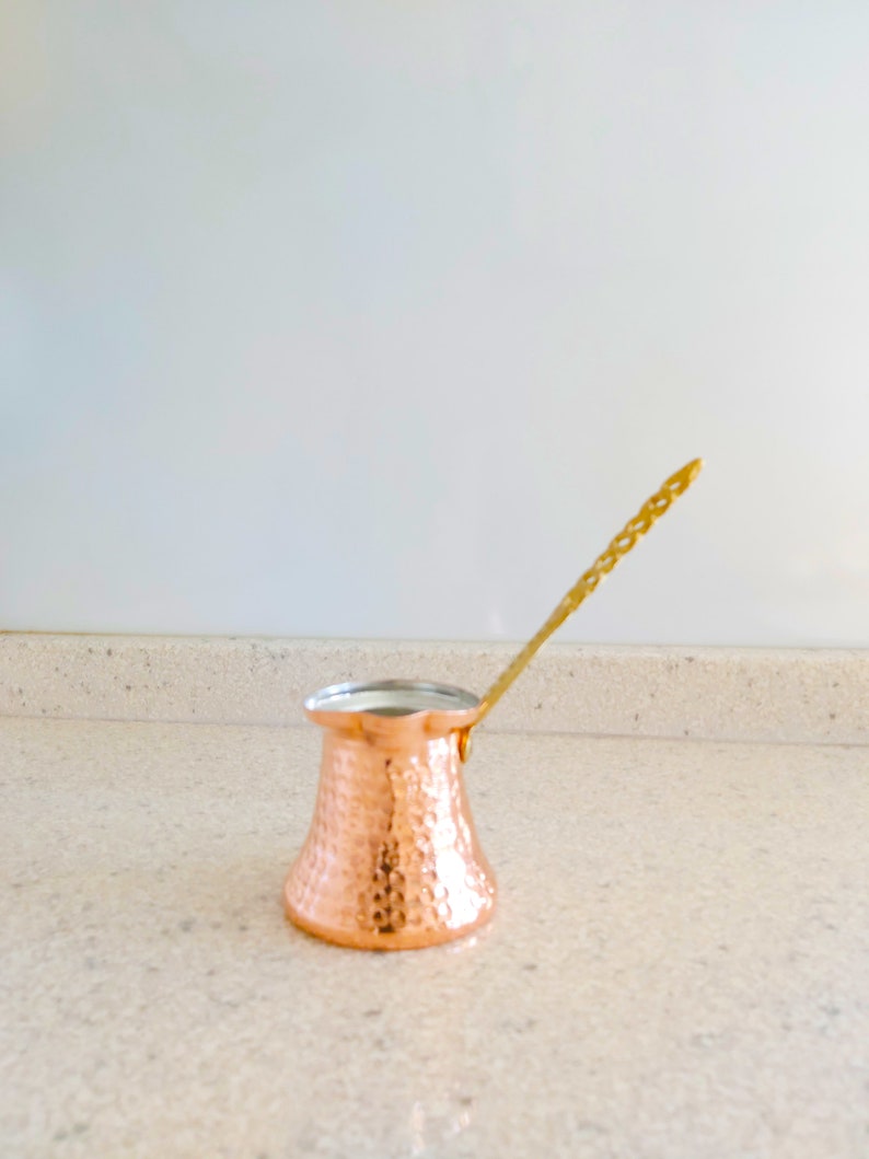 Copper Coffee Pot Cezve Exotic Views for 1-2-3-4-5-6-7 Person or Set 0. ...
