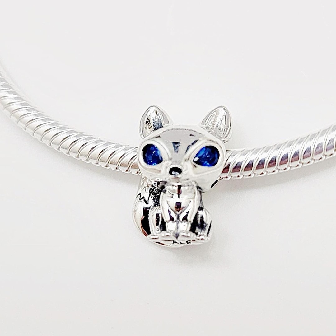 Pandora Blue-eyed Fox Charm - Etsy