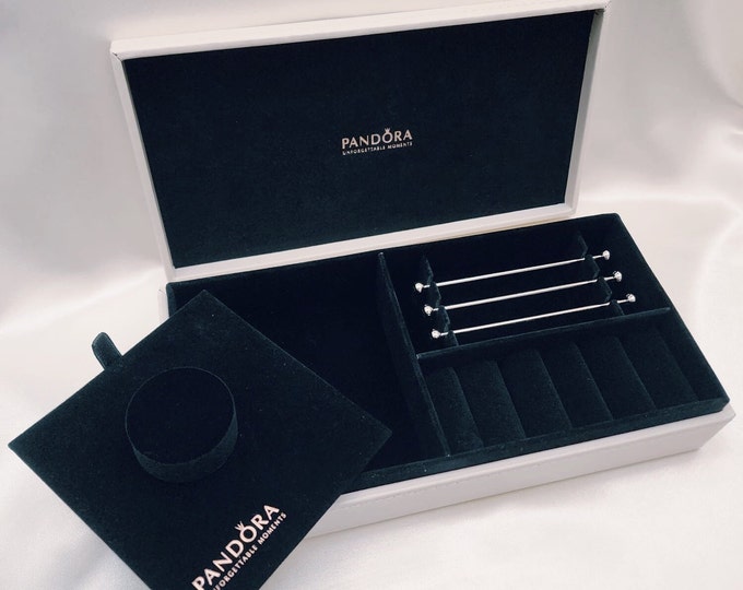 Pandora Jewelry Box Jewelry Organizer for Charms, Bracelets, Rings ...