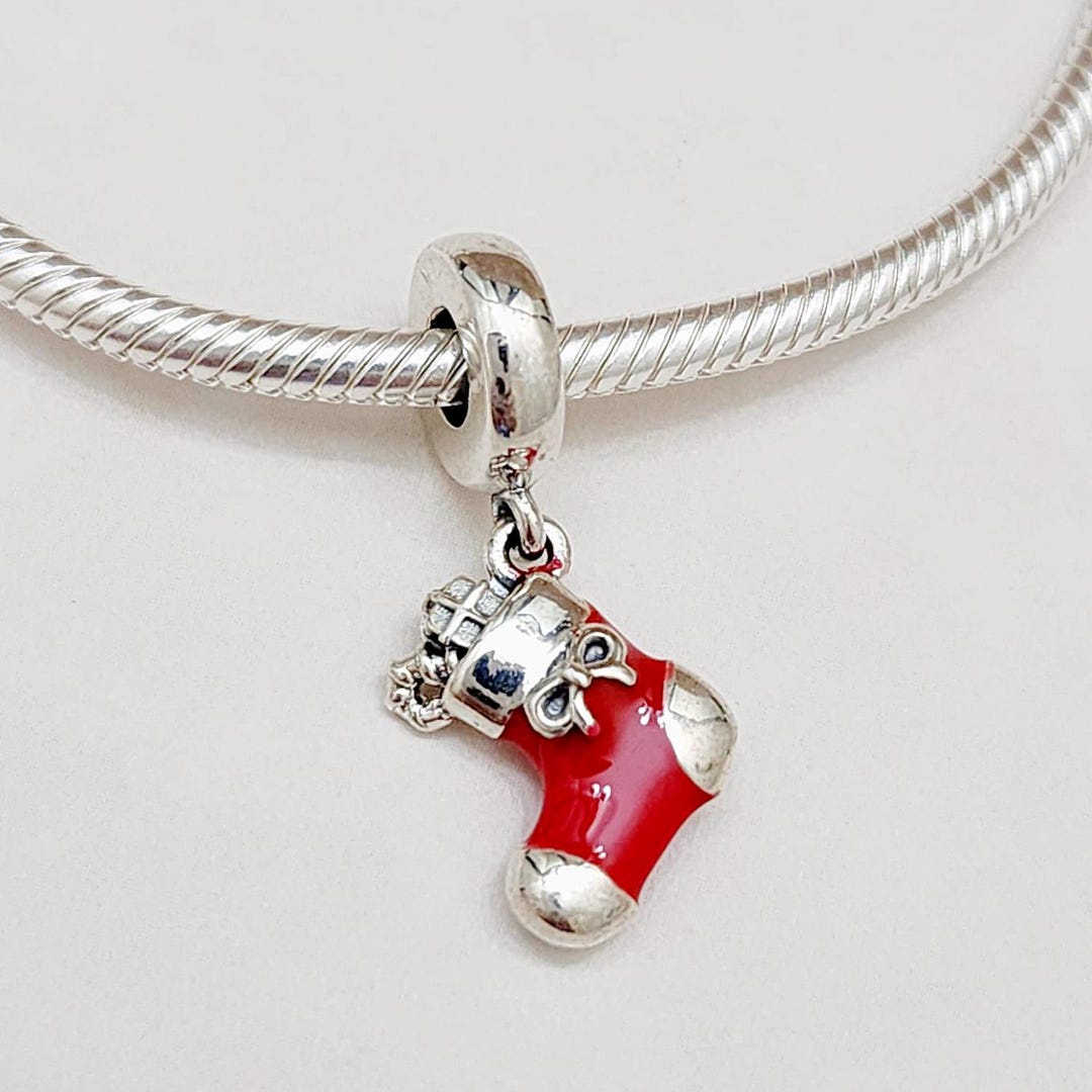 Pandora Festive Stocking Dangle Charm - Etsy