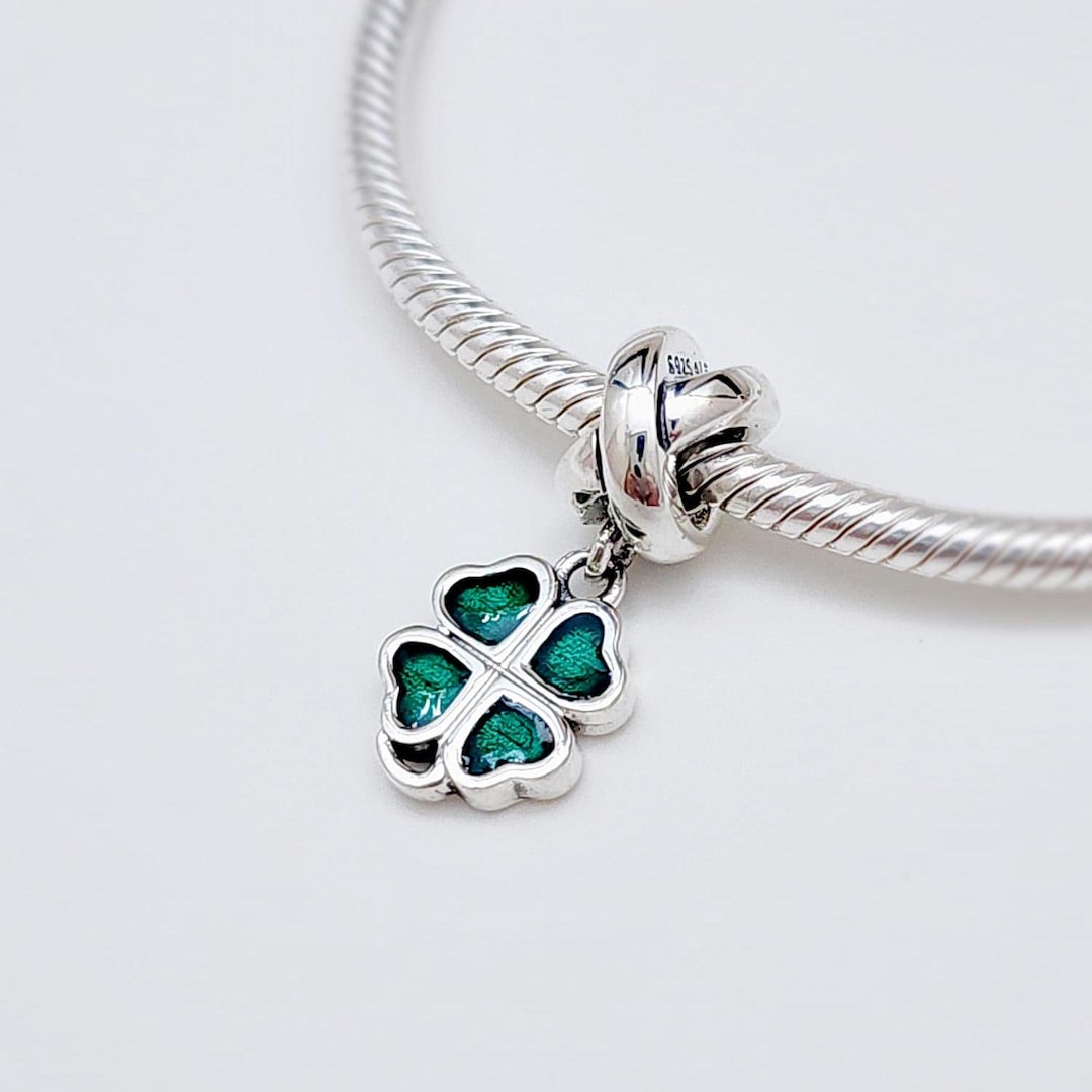 Pandora Green Green Four Leaf Clover Charm - Etsy