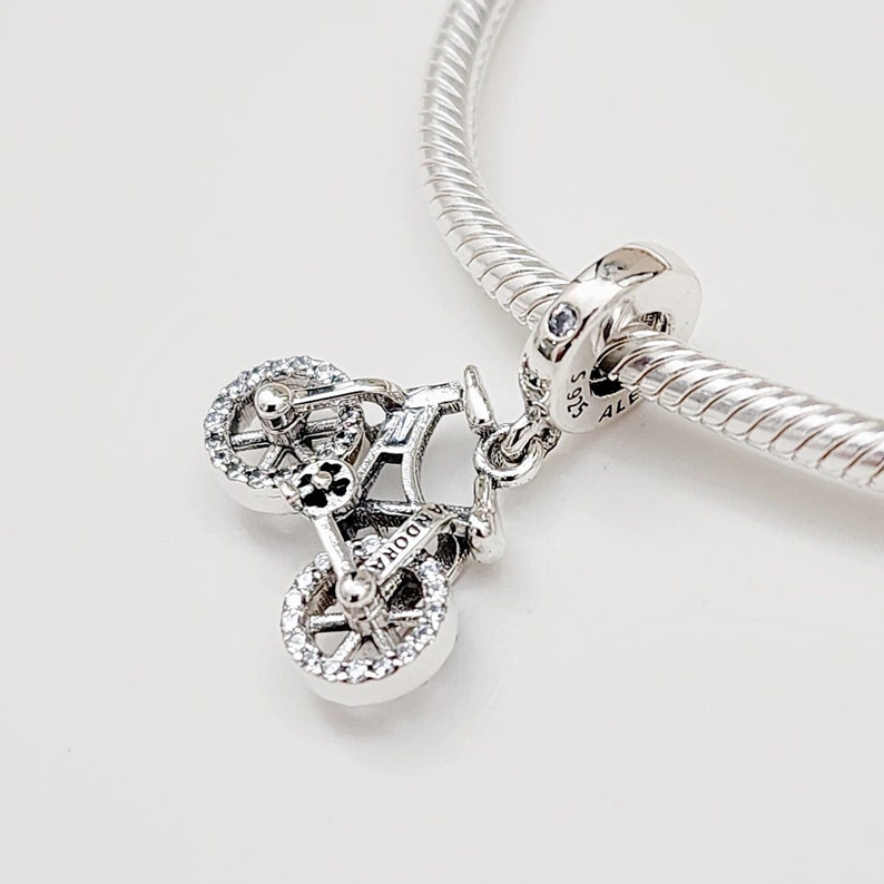 Pandora Bicycle Dangle Charm - Etsy