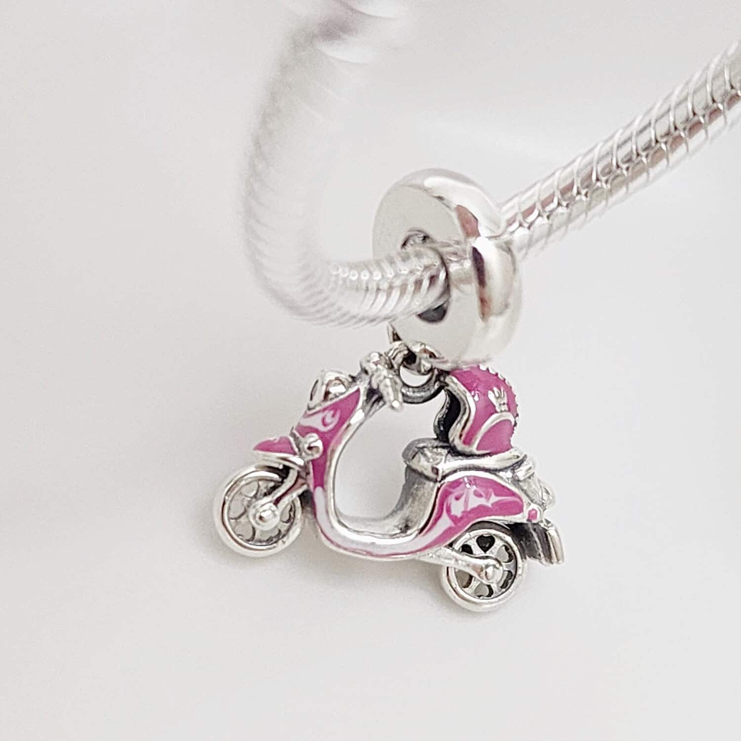 Pandora Pink Scooter Dangle Charm - Etsy