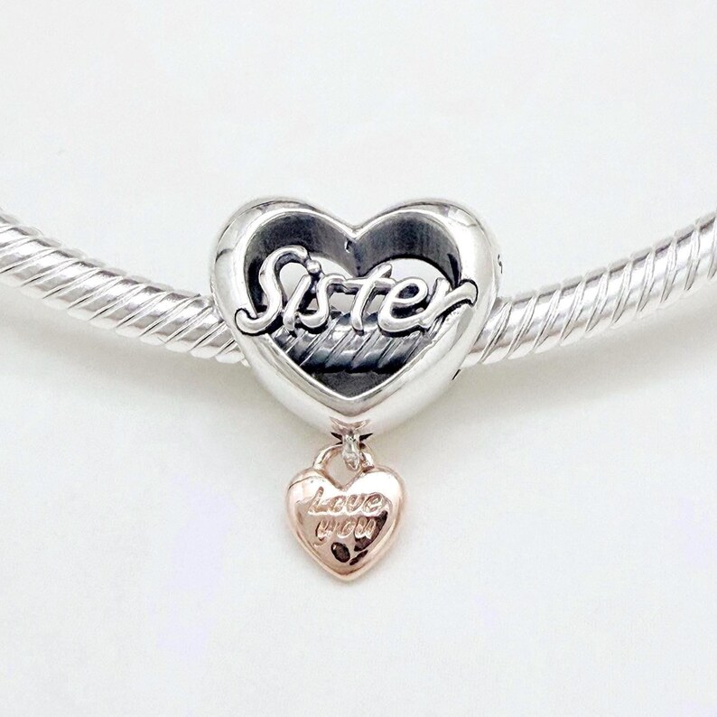 Pandora Love You Sister Charm - Etsy