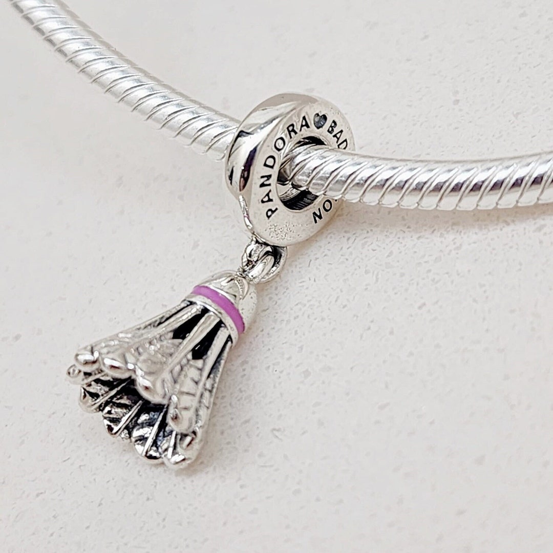 Pandora Badminton Birdie Dangle Charm Pandora Sport Bracelets - Etsy