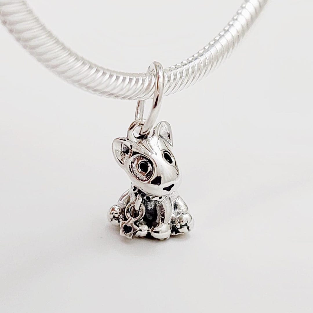 Pandora Bull Terrier Charm Dog Pet Puppy Charm - Etsy