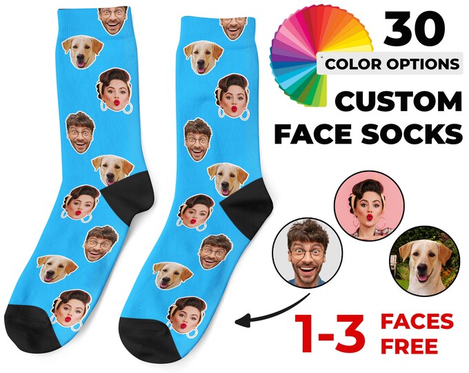 Crazy Face Socks, Funny Photo Socks, Picture Socks, Face Socks, Best ...