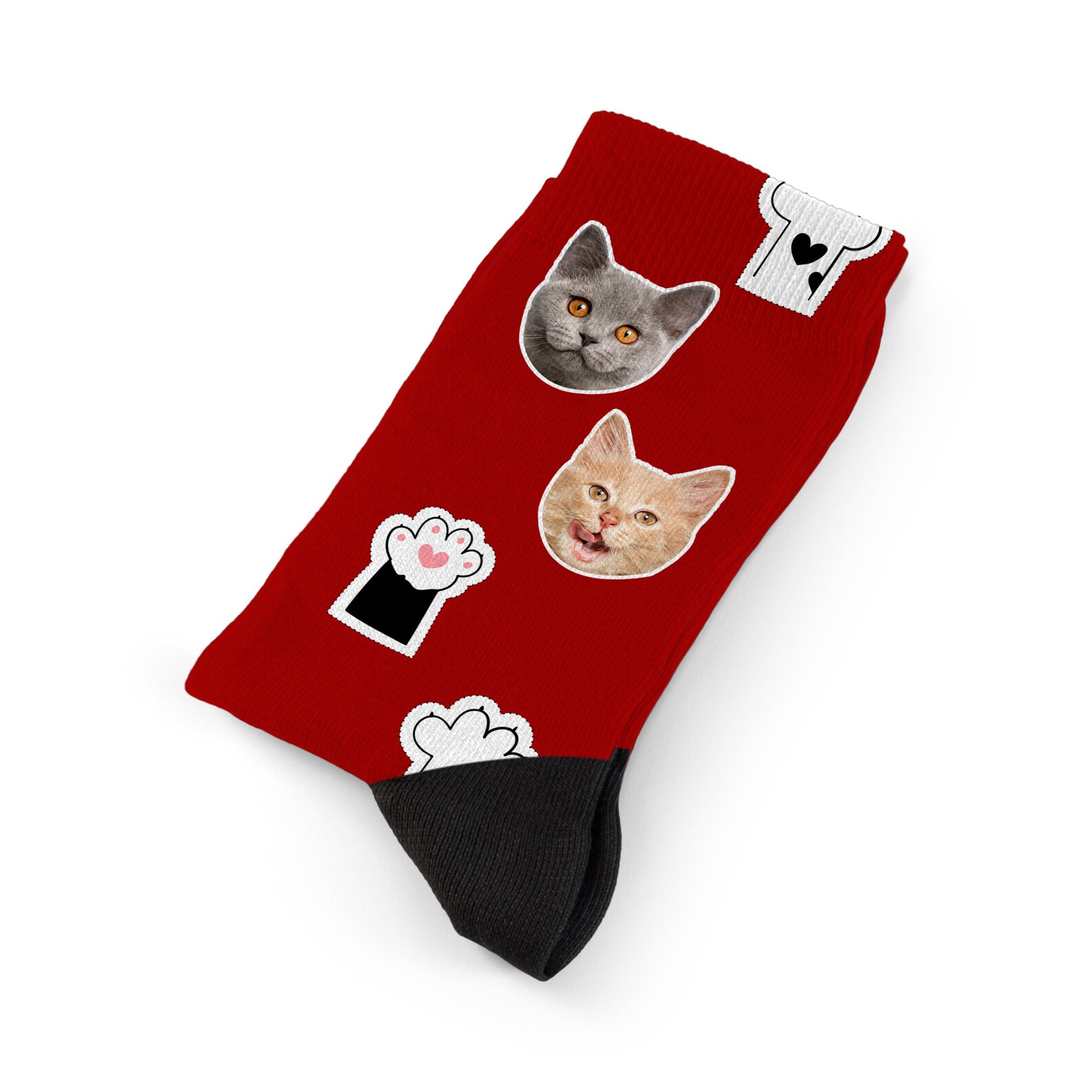 Customized Cat Socks - Put Your Cute Cat on Custom Socks, Cat Lovers ...