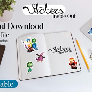Inside Out Png, Inside Out Sticker, High Quality Cricut Sticker Instant ...