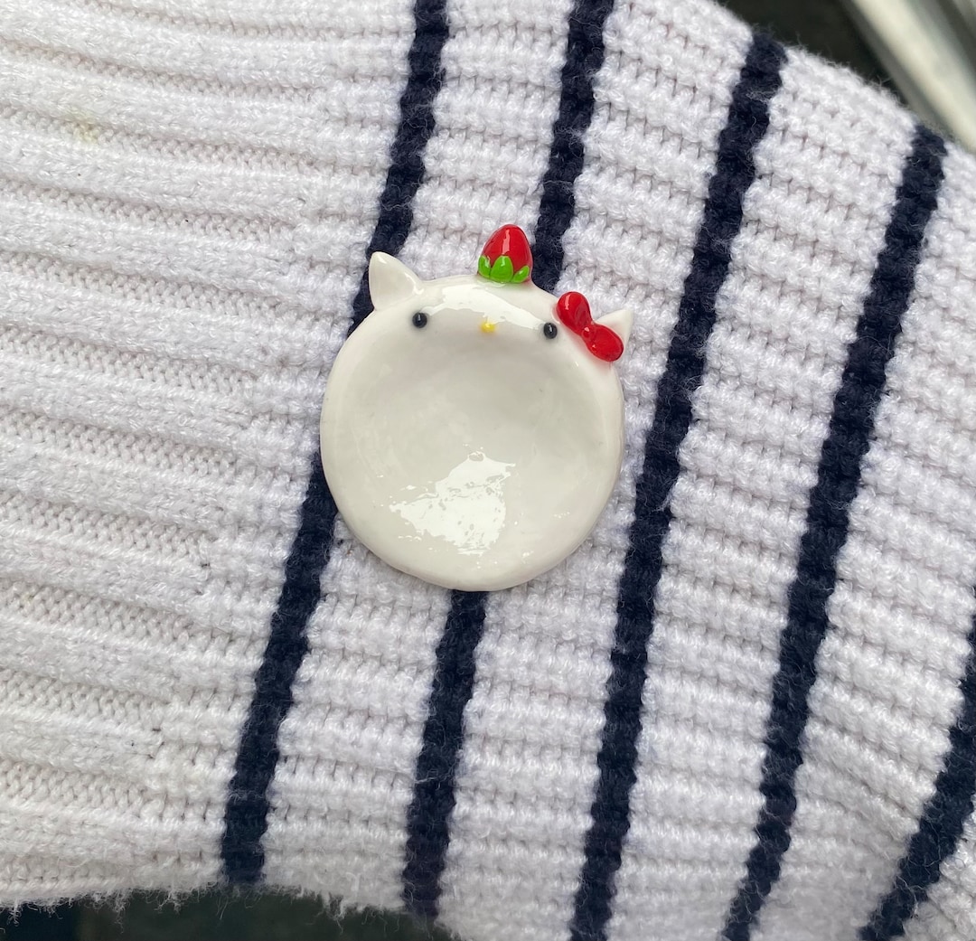 Hello Kitty Polymer Clay Worry Stone - Etsy