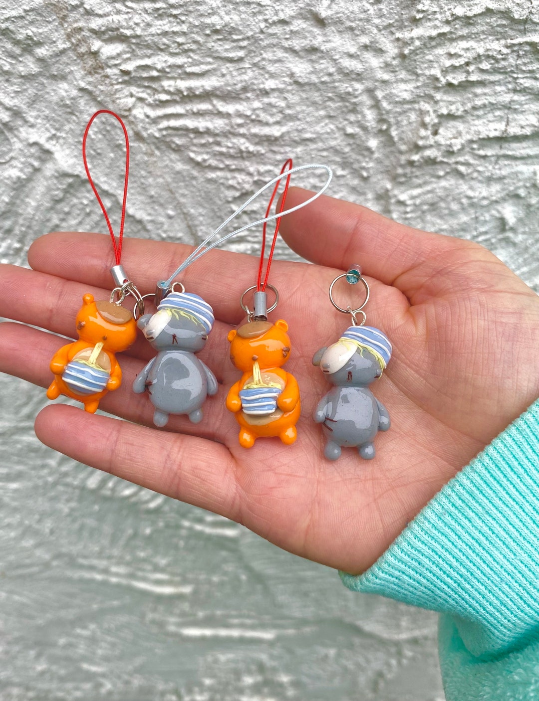 Noodle Friends Polymer Clay Charms senna Rue - Etsy