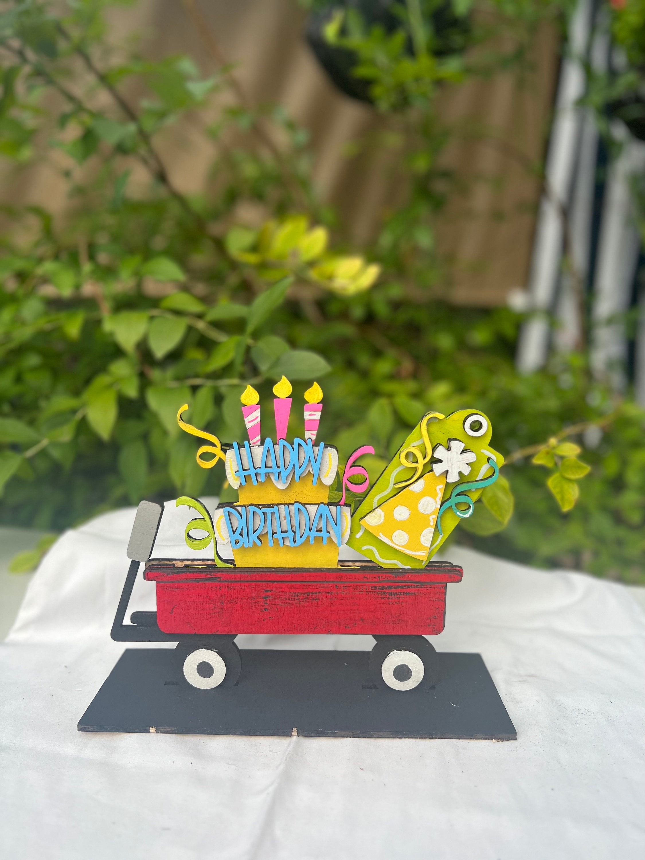 Interchangeable Happy Birthday Wagon - Etsy