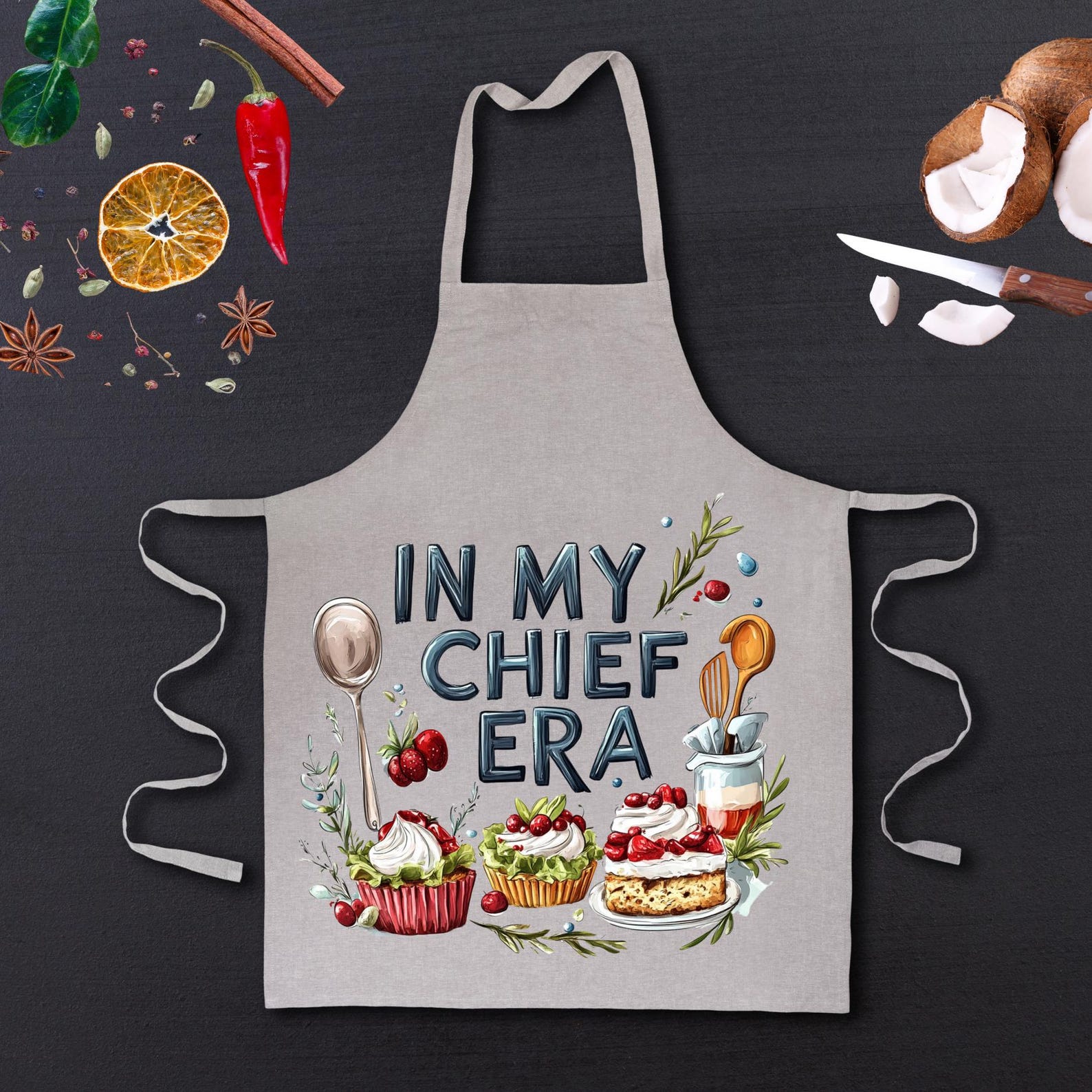In My Chief Era Png, Funny Cooking Shirt, Funny Cooking Quotes, Gift ...
